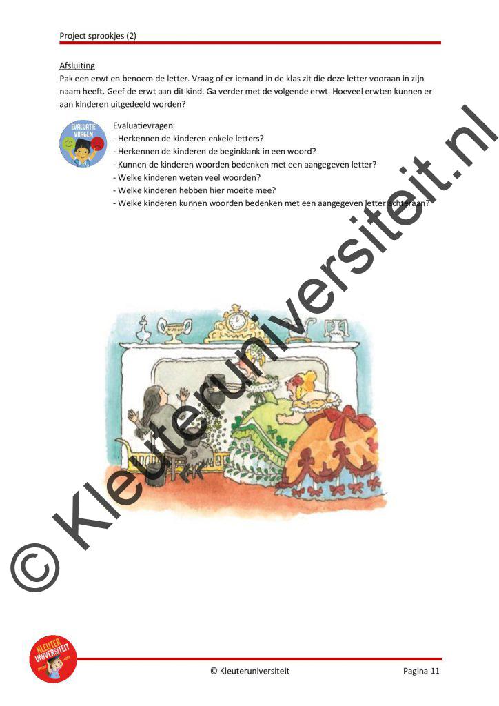 Sprookjes project 2 – Kleuteruniversiteit