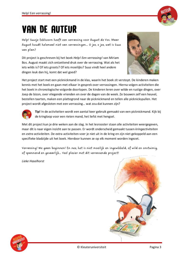 Help! Een verrassing – Kleuteruniversiteit